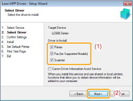 Installing Driver/Software (Network Connection)