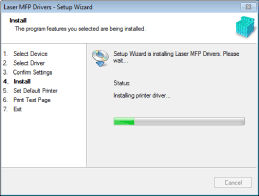 Installing Driver/Software (Network Connection)