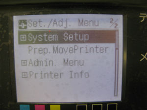The power of printer automatically turns off