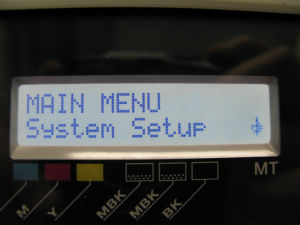 The power of printer automatically turns off