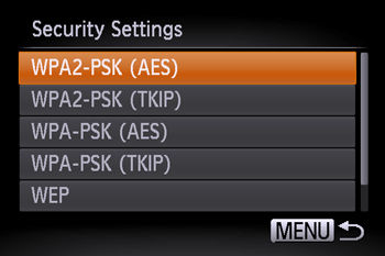 Sending images to a computer (Wi-Fi function)