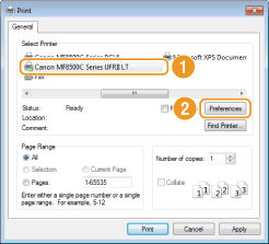 Printing a Document Secured by a PIN (Secure Print) (MF8580Cdw Only)