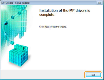 Installing the Driver/Software Via Network for Windows (MF8580Cdw/MF8280Cw)