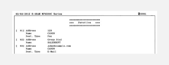 Printing Reports and Lists (MF8580Cdw/MF8280Cw)