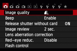 Changing the recording pixels and compression ratio of an image taken ...