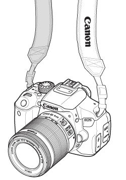 Attaching the Camera Strap (Digital SLR)