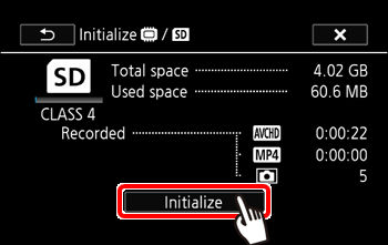 Do I need to initialize memory cards?