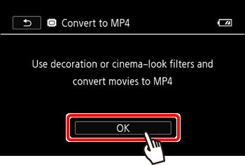 Converting Movies to MP4 Format (VIXIA HF R42, HF R40, and HF R400)