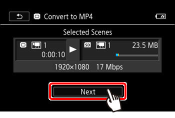 Converting Movies to MP4 Format (VIXIA HF R42, HF R40, and HF R400)