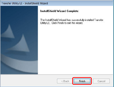 Installing PIXELA Transfer Utility LE