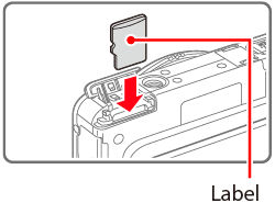 Inserting and removing the battery and memory card (PowerShot N)