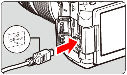Connect to a Computer With a USB Cable - EOS 70D