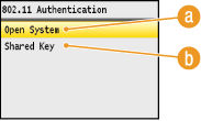 Setting the Wireless LAN Manually (MF8580Cdw/MF8280Cw)