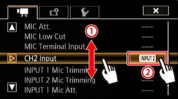 Setting the Microphone (XA15 / XA11)