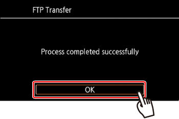 Transferring Files to an FTP Server