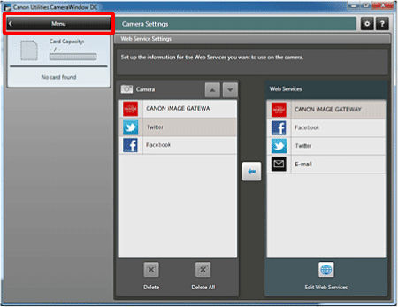 Sharing Recordings with CANON iMAGE GATEWAY