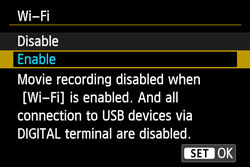 Sending images to a computer (Wi-Fi function) (EOS 70D)