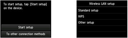 Wireless LAN connection of your printer to an access point in the ...