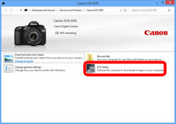The camera is not recognized by the computer (Windows 8)