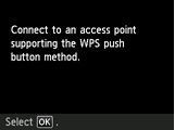 Wireless LAN connection of your printer to an access point using WPS ...