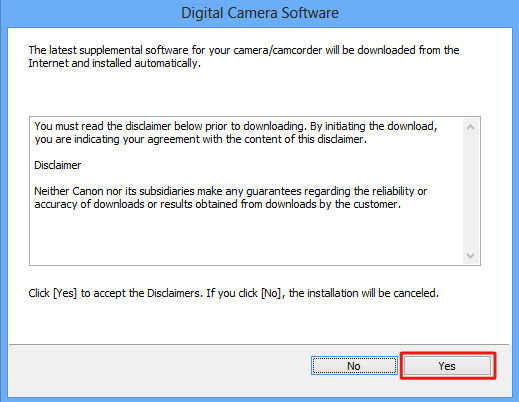 CameraWindow does not run (Windows 8)