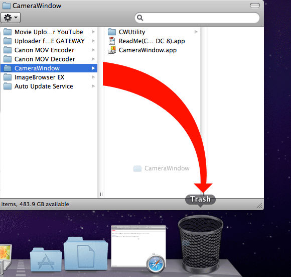 CameraWindow does not run (Mac OS X)
