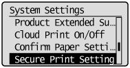 Printing Securely from a Computer - imageCLASS MF6100 series