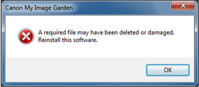 Fix damaged file that prevents launch of Canon software - My Image ...
