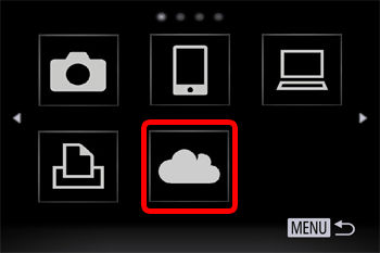 Sending Images to Various Web Services (via CANON iMAGE GATEWAY)