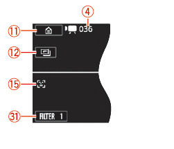 Onscreen Icons and Displays (VIXIA HF R50/R52/R500)