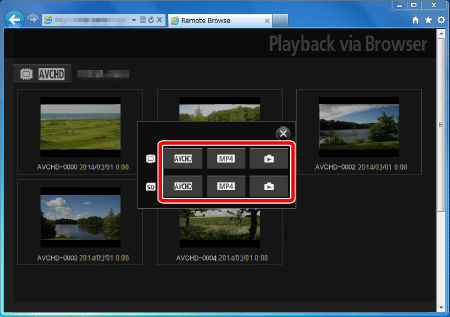 Connecting to a Computer via Wi-Fi and Viewing and Saving Movies and ...