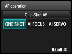 AF Modes: Differences between One-Shot AF, AI Servo AF, and AI Focus AF ...