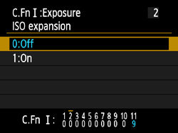 ISO 100 and ISO 12800 cannot be set (EOS REBEL T5/EOS 1200D)
