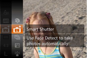 Setting the camera to release the shutter automatically (Self-Timer, Smart Shutter) (PowerShot ...