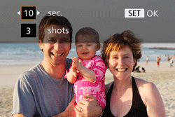 Setting the camera to release the shutter automatically (Self-Timer, Smart Shutter) (PowerShot ...
