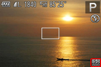 Setting ISO speed (PowerShot SX400 IS)