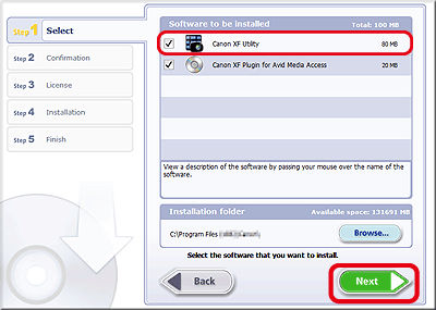 Installing and Uninstalling Canon XF Utility (Windows)