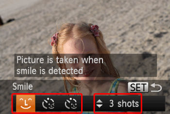 Setting the camera to release the shutter automatically (Self-Timer, Smart Shutter) (PowerShot ...