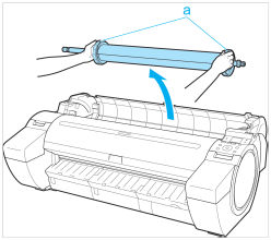 Loading and Printing on Rolls (iPF680/iPF685/iPF780/iPF785/iPF670/iPF770)