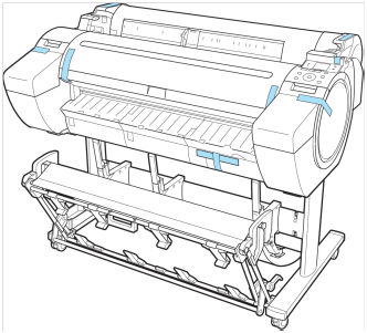 Preparing to Transfer the Printer (iPF680/iPF685/iPF780/iPF785)