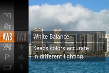 Adjusting the White Balance
