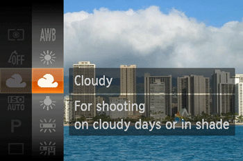 Adjusting the White Balance