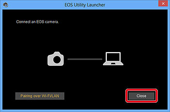 Downloading still images and movies to a computer using EOS Utility Ver ...