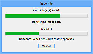 Downloading still images and movies to a computer using EOS Utility Ver ...