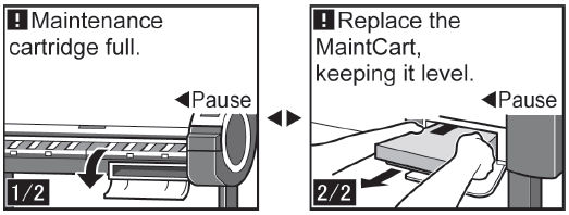 When and How to Replace the Maintenance Cartridge (iPF680/iPF685/iPF780 ...
