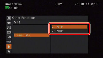 Recording MP4 Video Files (XF200 / XF205)