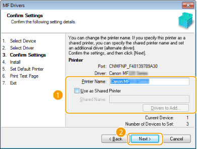 Installing the Driver/Software Via Network for Windows_19