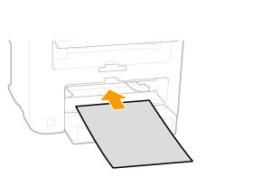 Loading Paper in the Manual Feed Slot - MF212w