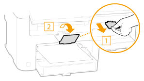 Loading Paper in the Manual Feed Slot - MF212w