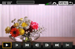 Connecting the camera to a TV to view (play back) still images and ...
